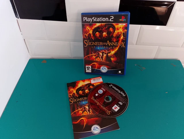 JEU VIDÉO VF sony playstation 2 ps2 le seigneur des anneaux le tiers age EUR 9,99 - PicClick FR