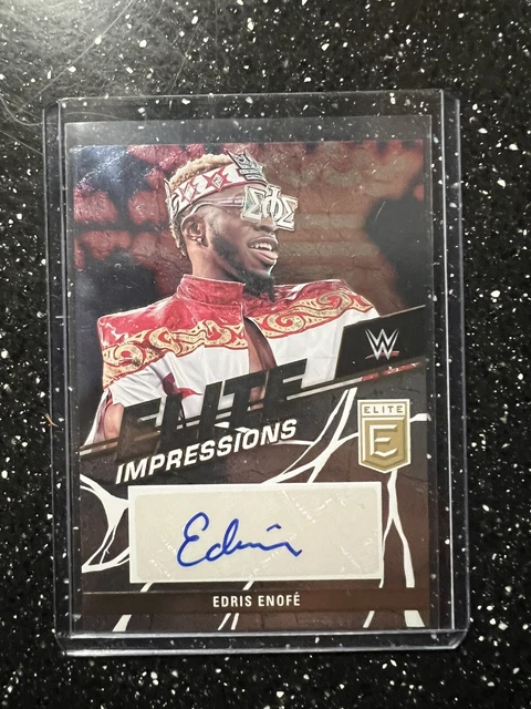 2023 WWE ELITE Donruss Edris Enofe Elite Impressions Autographe Nxt EUR ...