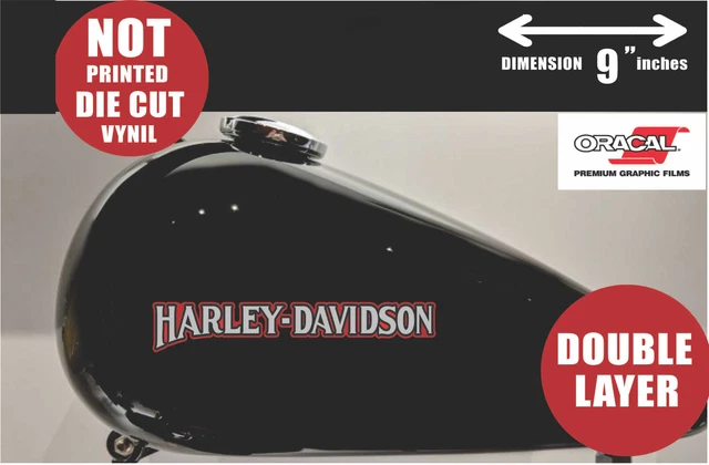 HARLEY DAVIDSON GAS tank STICKER TANK logo Decals motorcycle tank decal ...