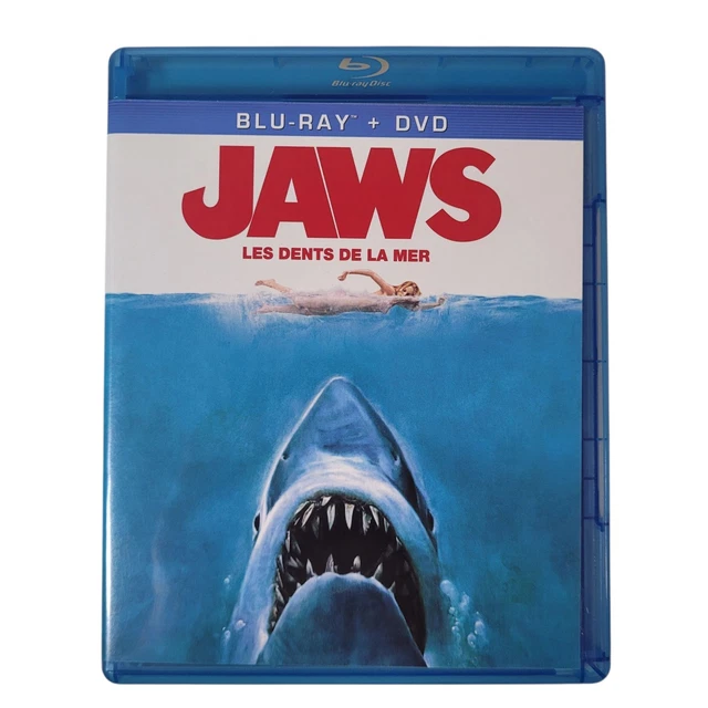 JAWS BLU-RAY DVD 2-Disc Set Steven Spielberg 1975 Shark Thriller ...