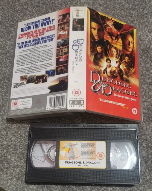 DUNGEONS & DRAGONS Fantasy Adventure VHS Video Tape Film Marlon Wayans ...