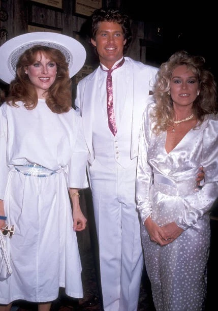 ACTRESS REBECCA HOLDEN actor David Hasselhoff actress Catherine Hi- Old ...