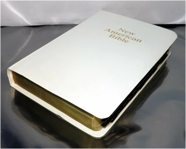 1980'S NEW AMERICAN Bible - Official Catholic Bible - Red Letter ...