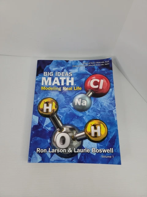 BIG IDEAS MATH Modeling Real Life Grade 5 Volume 1 Paperback Book ...
