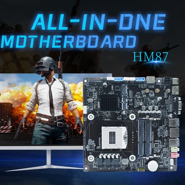 HM87 MOTHERBOARD KIT I3/I5/I7PGA Series CPU LGA946 VGA HDMI-compatible ...
