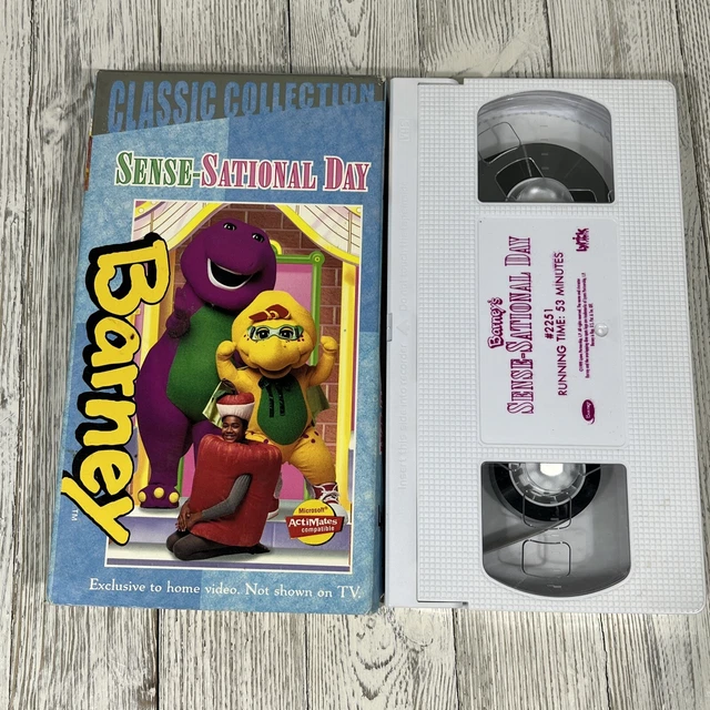 BARNEY - BARNEYS Sense-Sational Day (VHS, 2000, Classic Collection) £7. ...