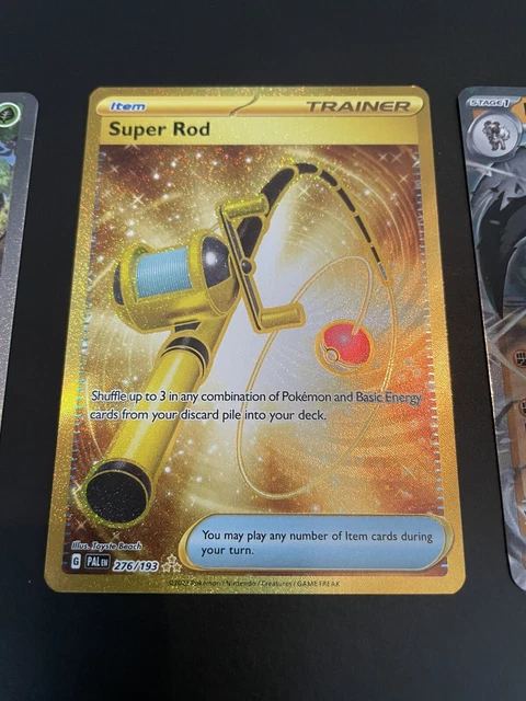 2023 POKEMON SCARLET & Violet Paldea Evolved Super Rod Gold Rare 276/ ...