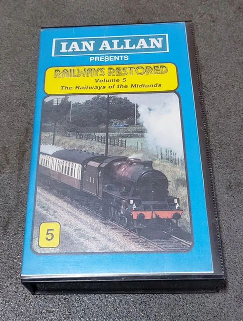 VHS TRAIN RAILWAY Video - Ian Allen Railways Restored Vol 5 - Midlands ...