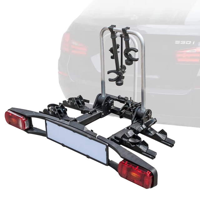 FAHRRADTRÄGER FÜR 2 Fahrräder / E-Bikes Heckträger abklappbar Anhängekupplung EUR 248,99 ...