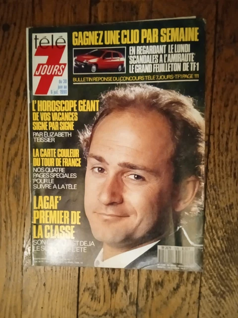 MAGAZINE TÉLÉ 7 jours de 1990 - David Hasselhoff EUR 5,00 - PicClick FR