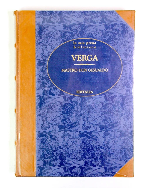 GIOVANNI VERGA MASTRO Don Gesualdo Vintage Edizione Illustrata in Seta ...