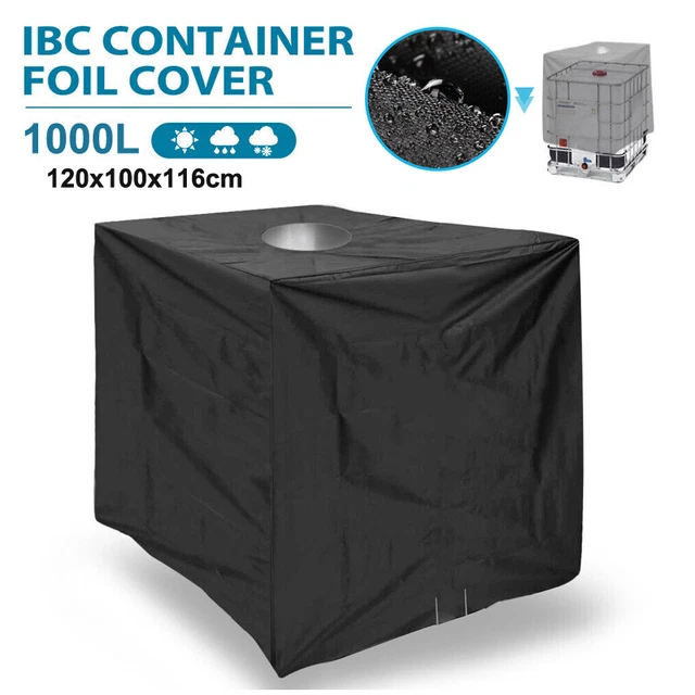 WATERPROOF WATER TANK Cover 1000L IBC Tank Container UV Film Protective ...