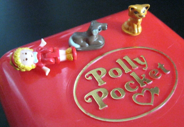 VINTAGE 1989 BLUEBIRD Polly Pocket Red Townhouse 100% Complete £30.00 ...