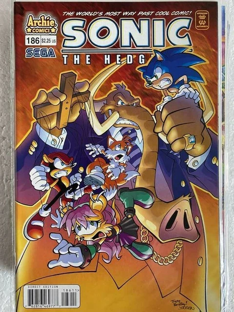 ARCHIE COMICS SONIC The HEDGEHOG # 186 n/m EUR 28,65 - PicClick FR