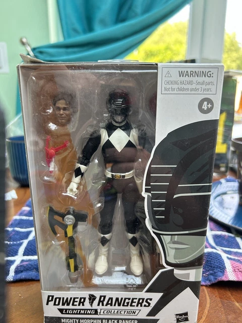 POWER RANGERS LIGHTNING Collection Mighty Morphin Black Ranger Zack £20 ...