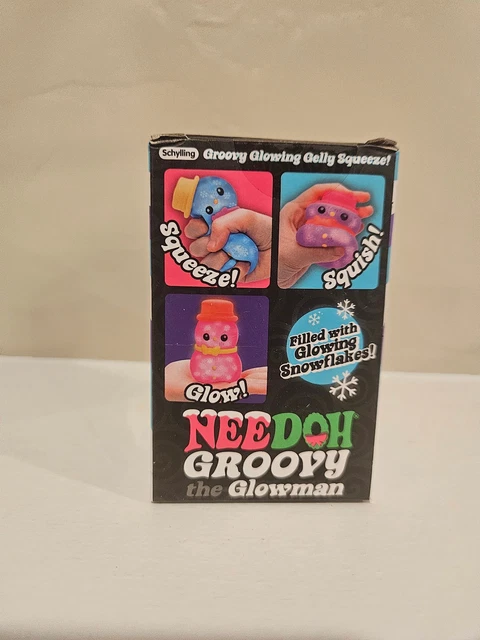 NEEDOH GROOVY THE Glowman Blue Snowman Nee Doh Schylling - NEW £33.55 ...