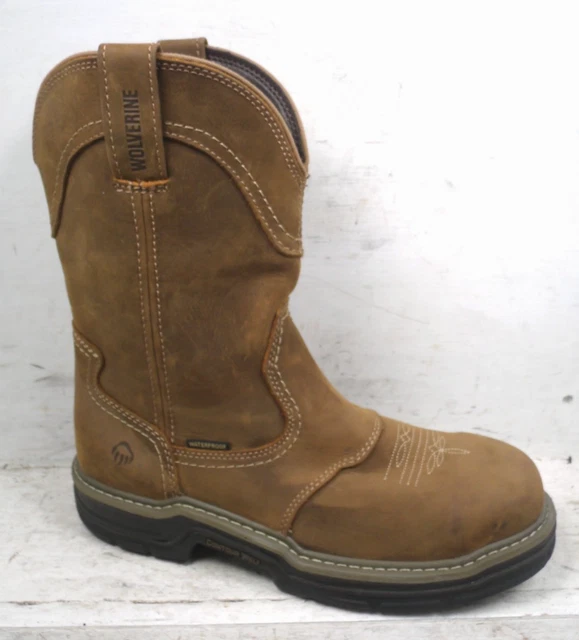 NEW WOLVERINE MENS Anthem Waterproof Steel Toe Work Boots W02287 size ...