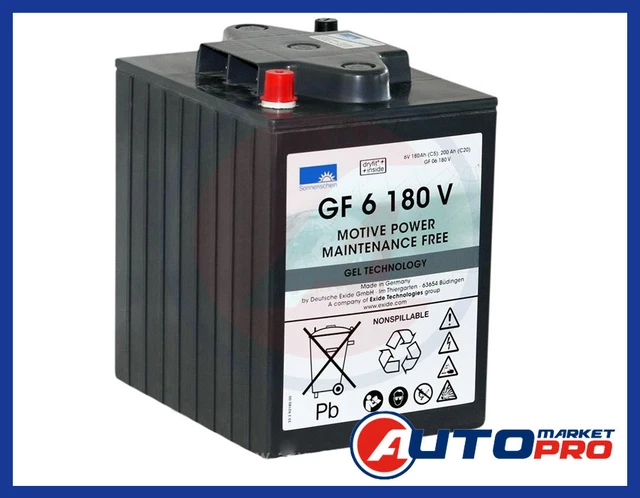 BATTERIA GEL SONNENSCHEIN DRYFIT GF06180V 200 Ah BARCA SERVIZI CAMPER ...