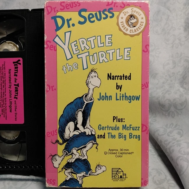 DR. SEUSS VIDEO Classics Yertle the Turtle and Other Stories VHS 1992 £ ...