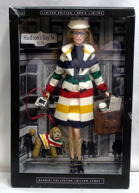 2016 BARBIE SILVER Label Hudson’s Bay Limited Edition Collector Major ...