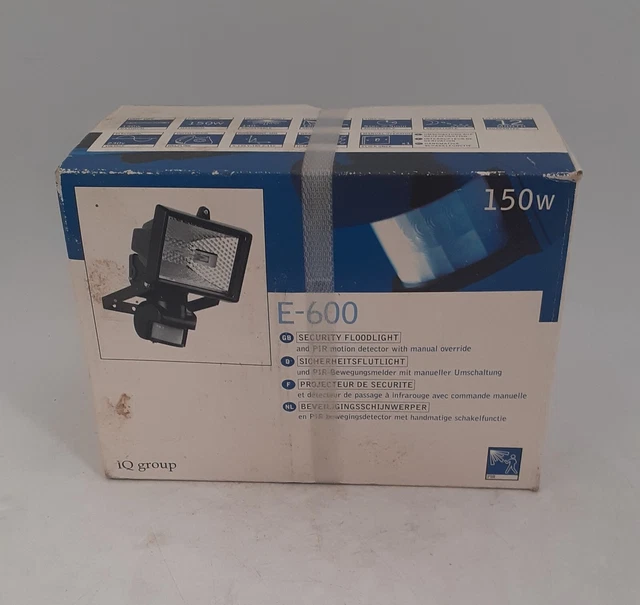 IQ GROUP E-600 150W Security Floodlight With Motion Sensor (AN_5022) £4 ...