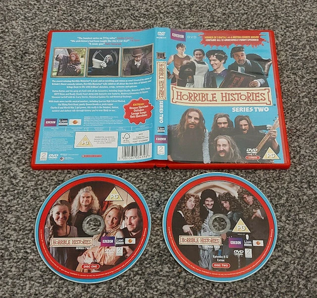 HORRIBLE HISTORIES SERIES Two Bbc Dvd Kids Children Pal Dvd £2.00 ...