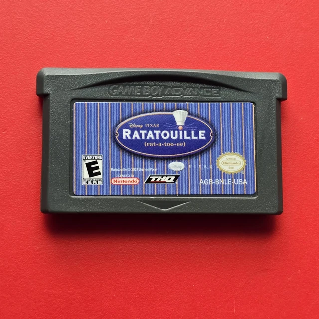 RATATOUILLE GAME BOY Advance Nintendo GBA Disney Pixar Authentic Tested ...
