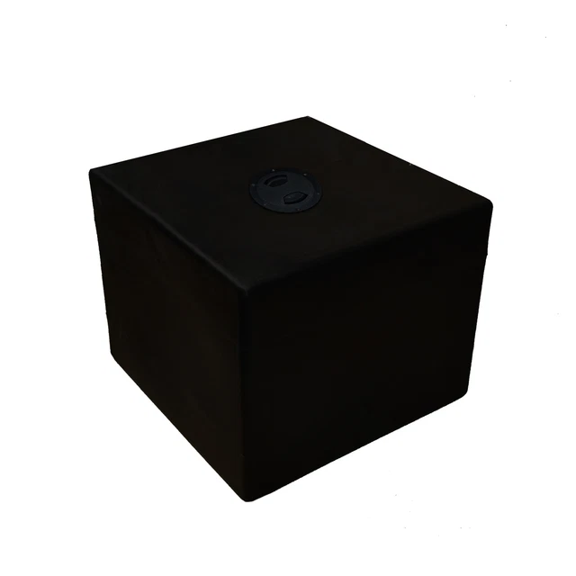 72 LITRE FRESH Water Storage Tank Cube Potable Black - Camper, Caravan ...