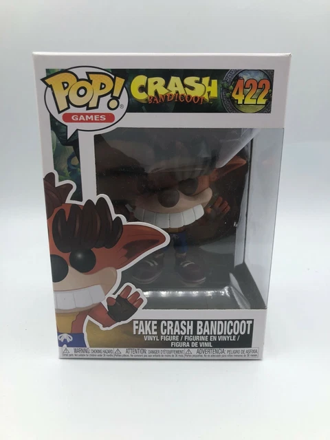 OFFICIAL FUNKO POP Games Fake Crash Bandicoot 422 Vinyl Action Figure ...