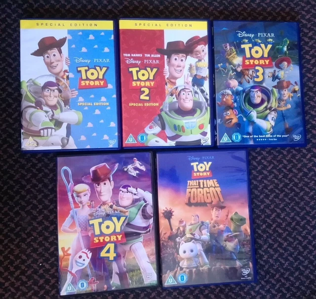 TOY STORY DVDS Bundle - Kids/Family - Disney Pixar (5 DVDs) £4.99 ...