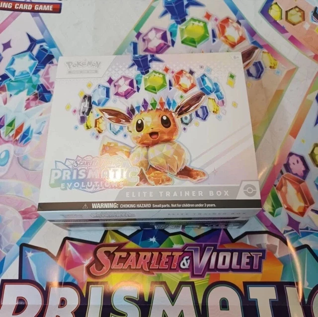 POKÉMON TCG PRISMATIC Evolutions ETB (OPEN) - PROMO INCLUDED - NO ...