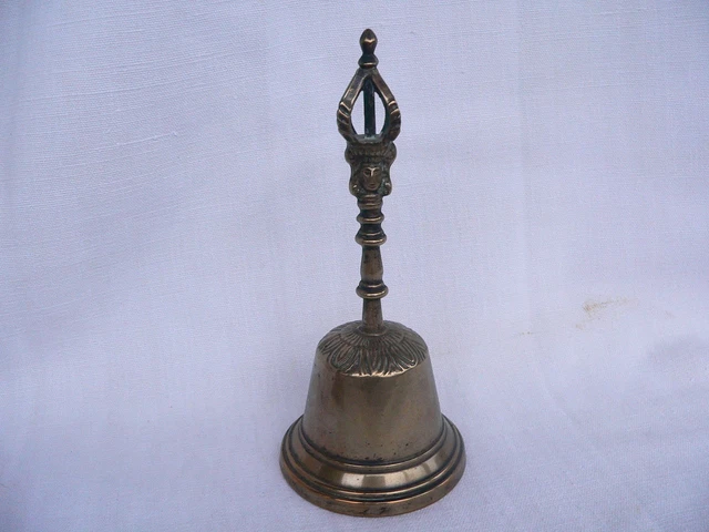 ANCIENNE CLOCHETTE DE service en bronze EUR 28,00 - PicClick FR