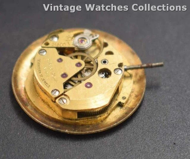 SANDOZ-21600 WINDING NON Working Watch Movement For Parts/Repair Work O ...