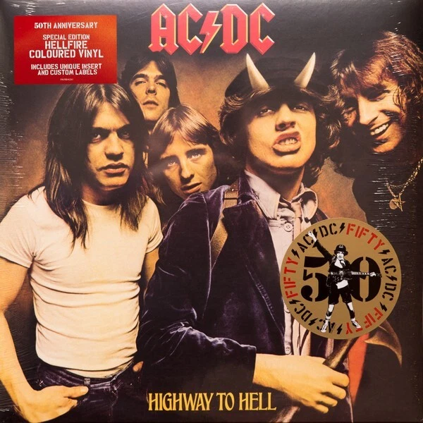 AC/DC HIGHWAY TO Hell 50th Anniversary Hellfire Vinyl 12" Album ...