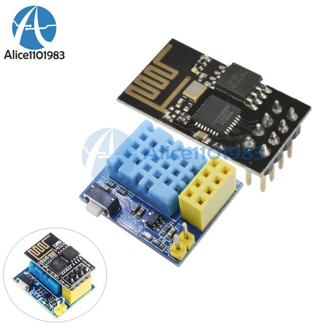 DHT11 ESP8266 TEMPERATURE Humidity WiFi Module Wireless for ESP-01/01S ...