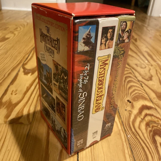 VINTAGE 1990S THE Harryhausen Collection VHS 3 Tape Set Sinbad Jason ...