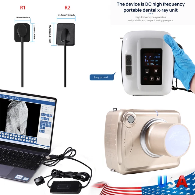 PORTABLE DENTAL XRAY Imaging System Digital X-Ray Sensor /X-Ray Machine ...