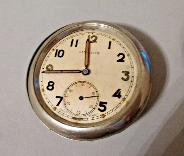 OROLOGIO DA TASCHINO Gent's seconda guerra mondiale MOERIS Esercito ...