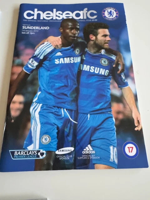 2 X CHELSEA Official Match Day Programmes 2012 x 2 and 2016 x 1 £6.51 ...