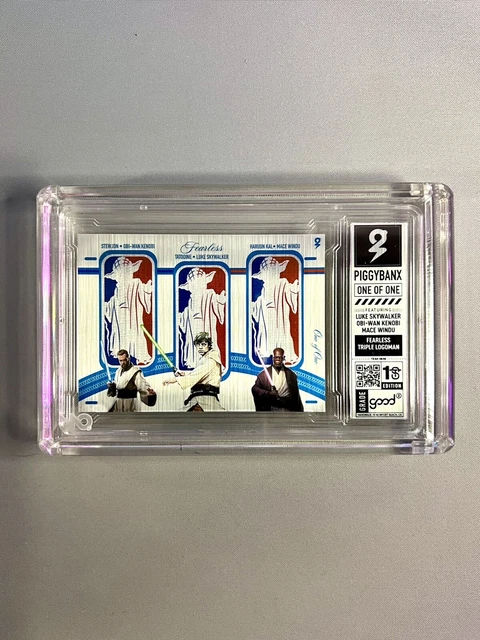 PIGGYBANX JEDI TRIPLE Logoman 1 Of 1 Fearless Star Wars Metal Variant ...