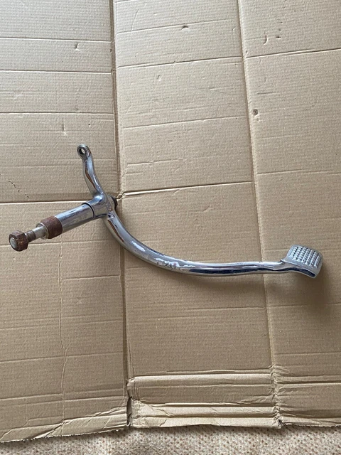 VINTAGE PRE-WAR MOTORCYCLE Rear Brake Pedal Norton Triumph Ariel ...