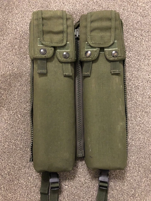 BRITISH ARMY 90 Pattern Early Plce Webbing Sa80 Rggs Grenade Pouches ...