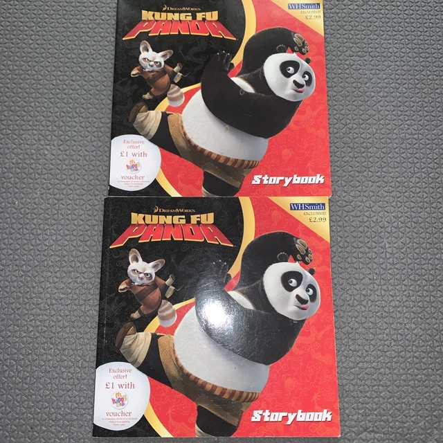 KUNG FU PANDA Story Book X2 Paperback Books WHSmiths 2008 £1.99 ...