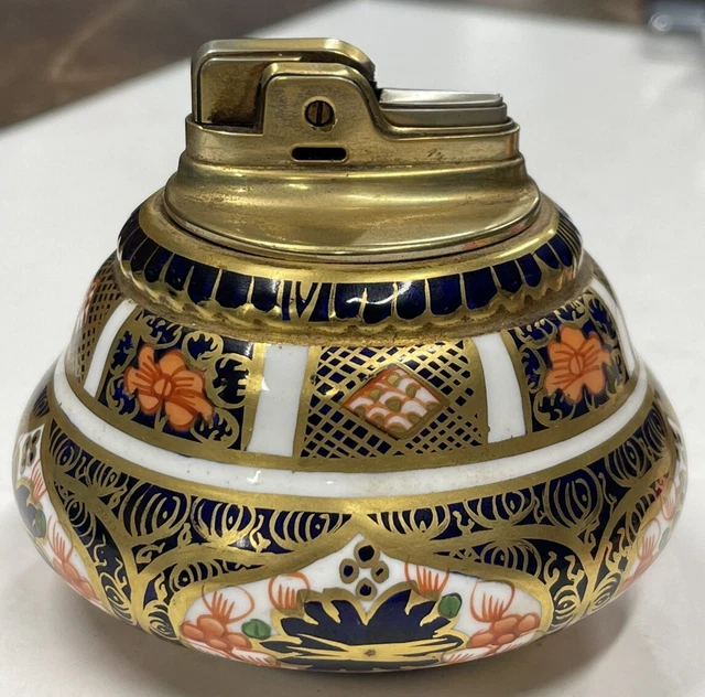 ROYAL CROWN DERBY Imari Ronson Table Lighter C914 £75.35 - PicClick UK