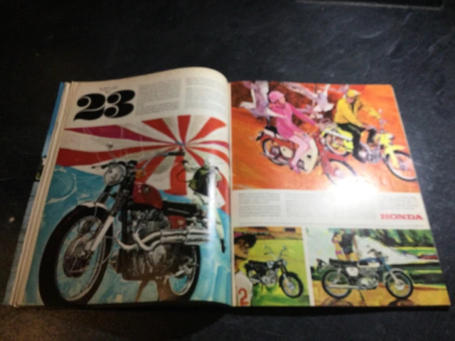 CYCLE MAGAZINE 1968 Honda CB350 CL350 Yamaha DT-1 250 Enduro Zundapp KS 100 ISDT $19.99 ...