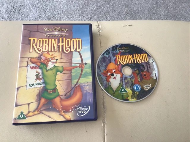 WALT DISNEY CLASSICS Robin Hood Animated DVD Movie VGC £3.98 - PicClick UK