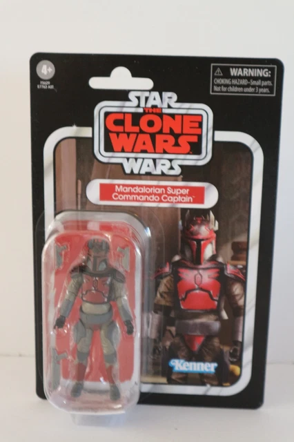 Mandalorian Super Commando Captain Clone Wars Vintage Collection 6592