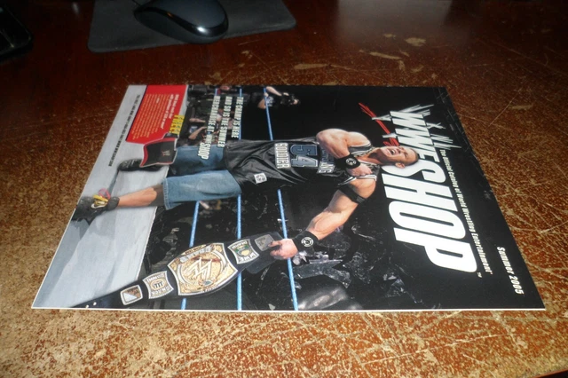 WWF WWE WRESTLING magazine shopzone complete summer 2005 john cena tna ...