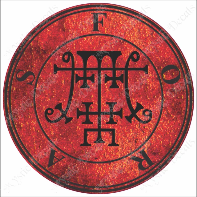 31. FORAS DEMON Sigil - Vinyl Sticker DECAL - god, occult, Goetia $3.22 ...