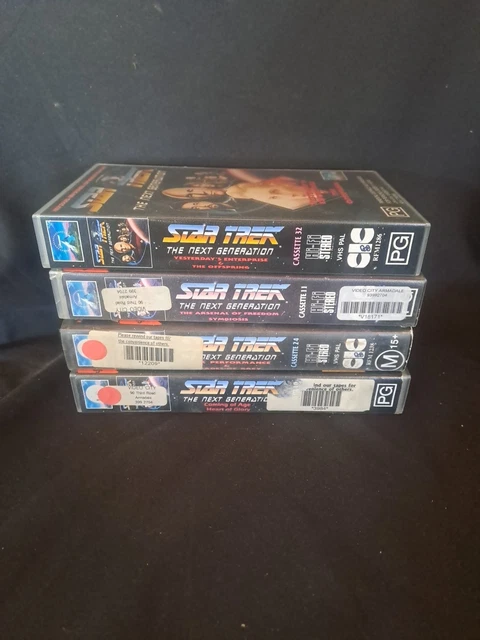 STAR TREK NEXT Generation Vhs x4 $19.99 - PicClick AU